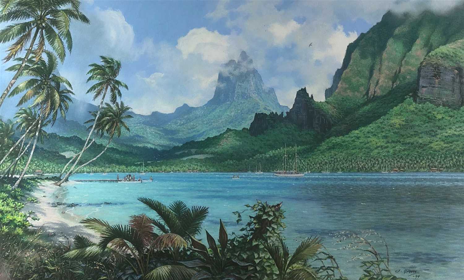 Lot 351 - John Michael Groves (1937-2019), Cook's Bay,